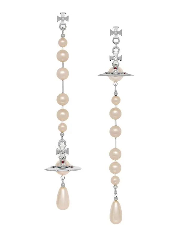 VIVIENNE WESTWOOD Elegant Brass Mini Earrings