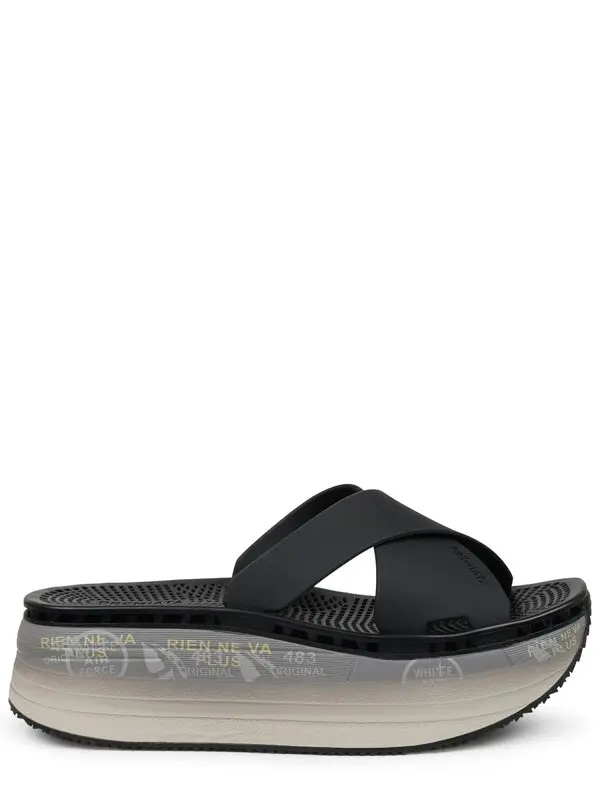 Premiata Platform Sandals - Black