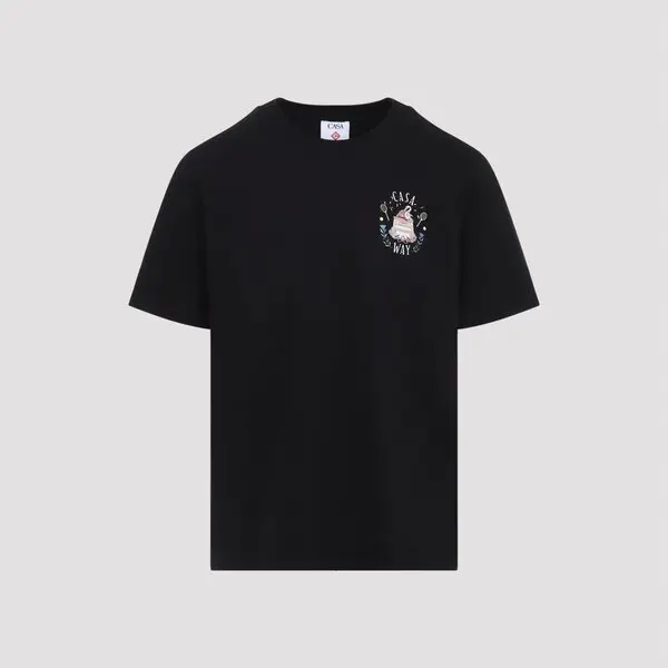 Casablanca Organic Cotton T-shirt - Black