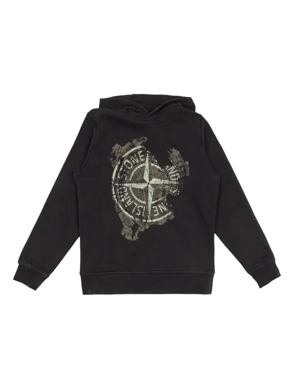 Stone Island Cotton Logo Hoodie