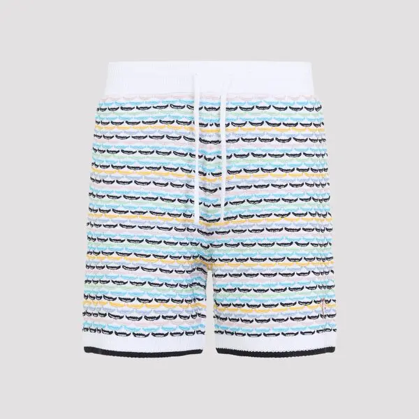 Casablanca Tuck Stitch Bermuda Shorts For