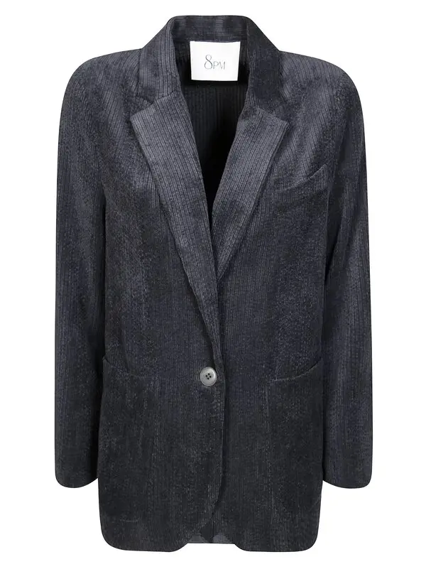 8PM Zuleika Mini Jacket With Tasconi Detail - Nero