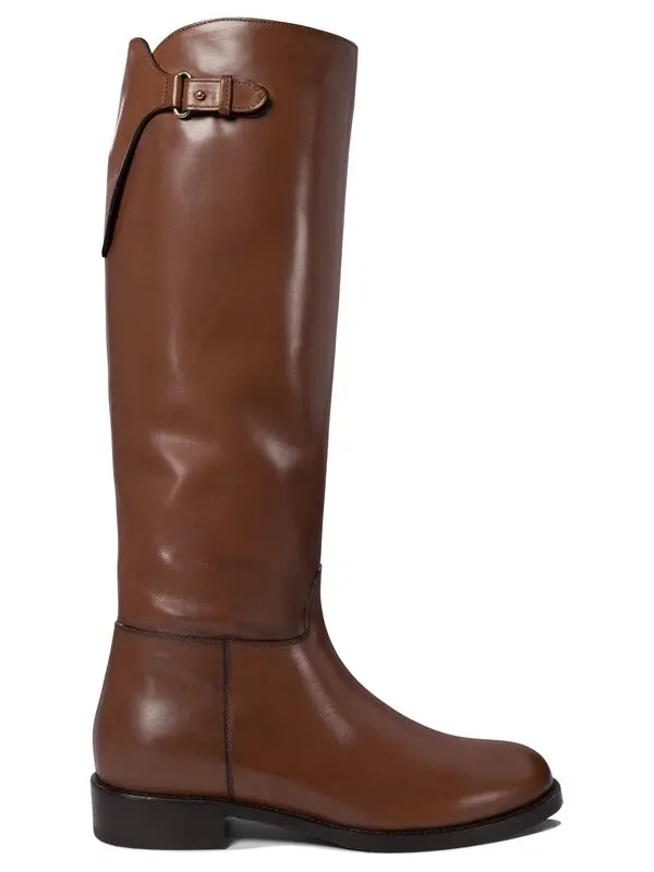 MARETTO Buckle-fastening Zipped Boots - Brown