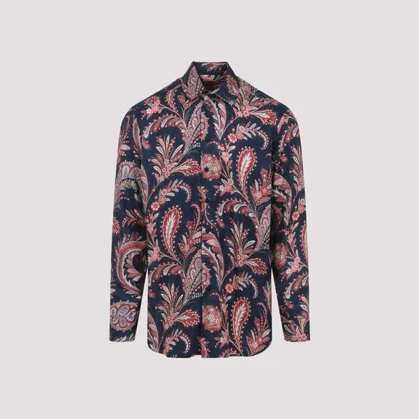 Etro Paisley-print Shirt - Blue