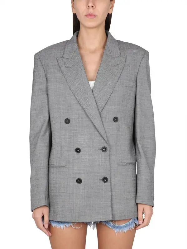 Stella McCartney Oversized Double-breasted Blazer - Black