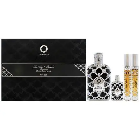 ORIENTICA Exquisite Oud Saffron Mini Fragrance Set 4 Piece Collection - Default