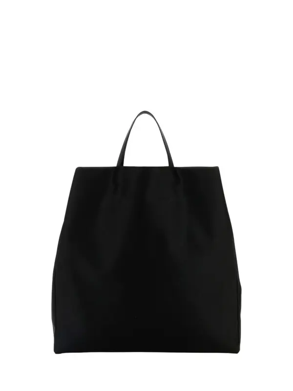 Carven Matte Satin Handbag With Leather Handles 40x40x8 Cm