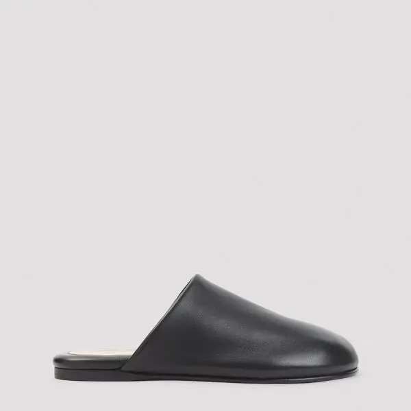 Carven Vendôme Flat Mule In Leather