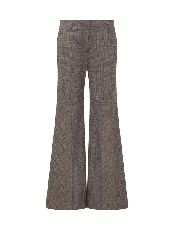 Stella McCartney Tailored Wool Trousers - Camel Grey