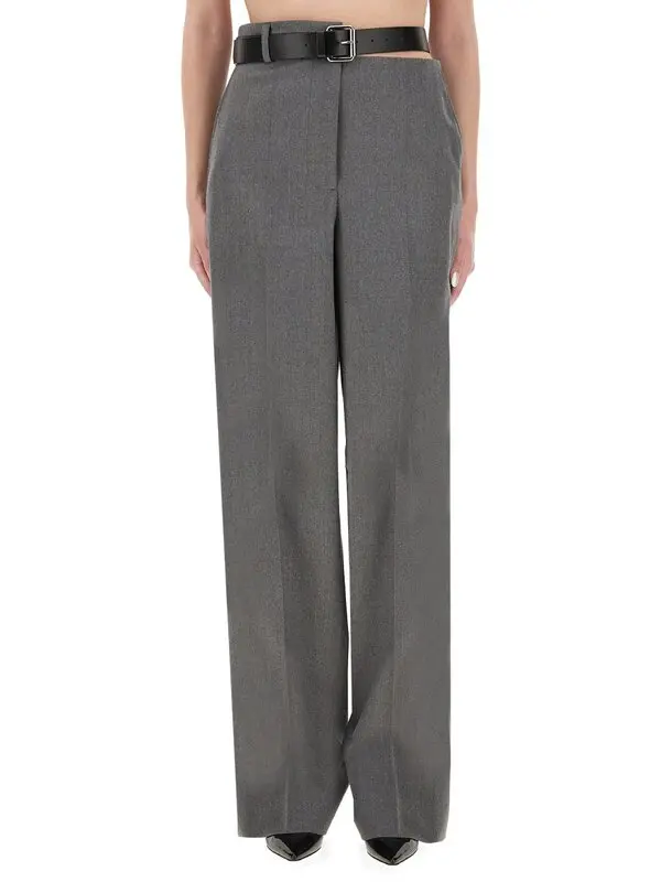 Stella McCartney Pants In Polyester - Grey