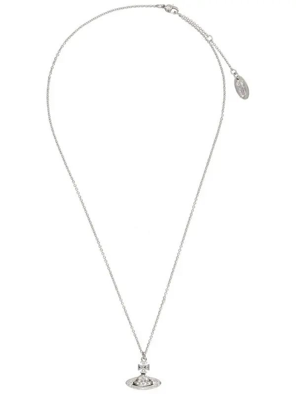 VIVIENNE WESTWOOD Elegant Brass Necklace - Silver