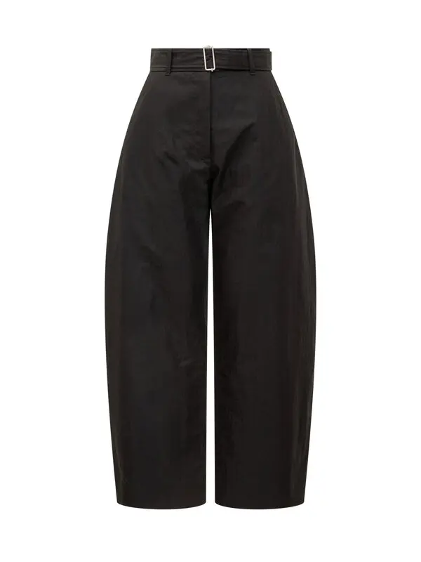 Studio Nicholson Belted Round Leg Trousers
