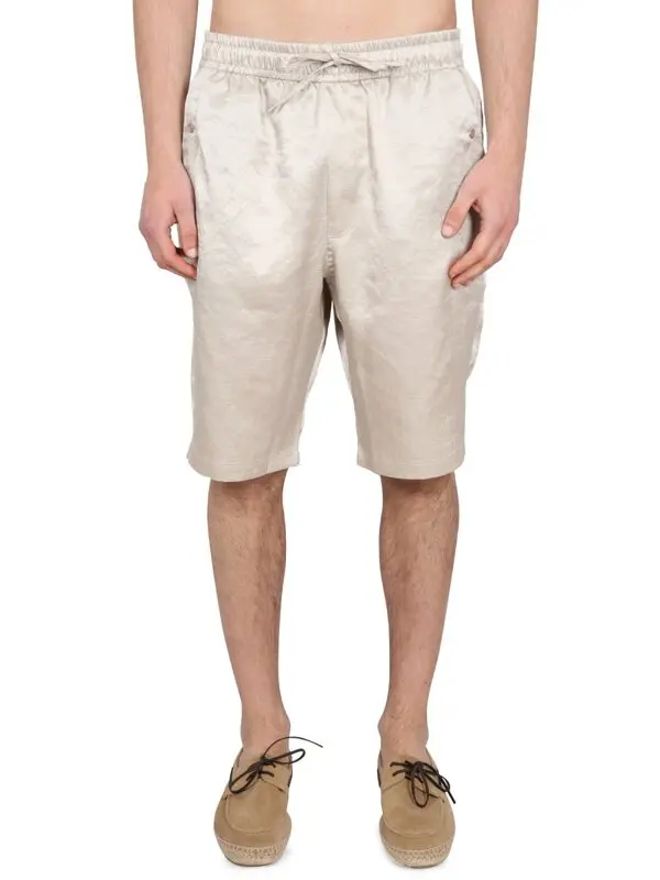 Needles Mini Cowboy Bermuda Shorts - Beige