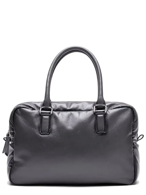 STAND STUDIO Essentials Mini Tote Bag With Embossed Logo And Metal Feet Fw25 - Brown