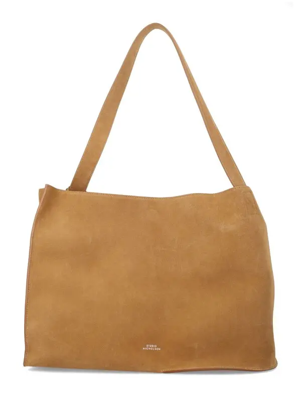 Studio Nicholson Oversized Tote Handbag With Detachable Pouch - Sand