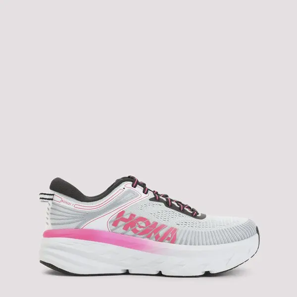 HOKA® Bondi 7 Cushioned Road Running Sneakers - Grey