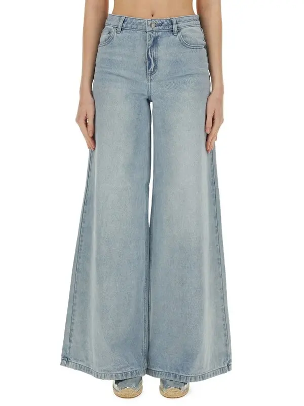 Michael Kors Wide Leg Cotton Jeans