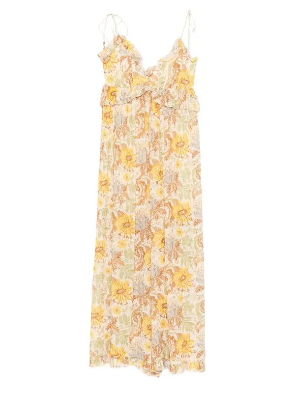 Zimmermann Ruffled Mini Dress With Adjustable Straps