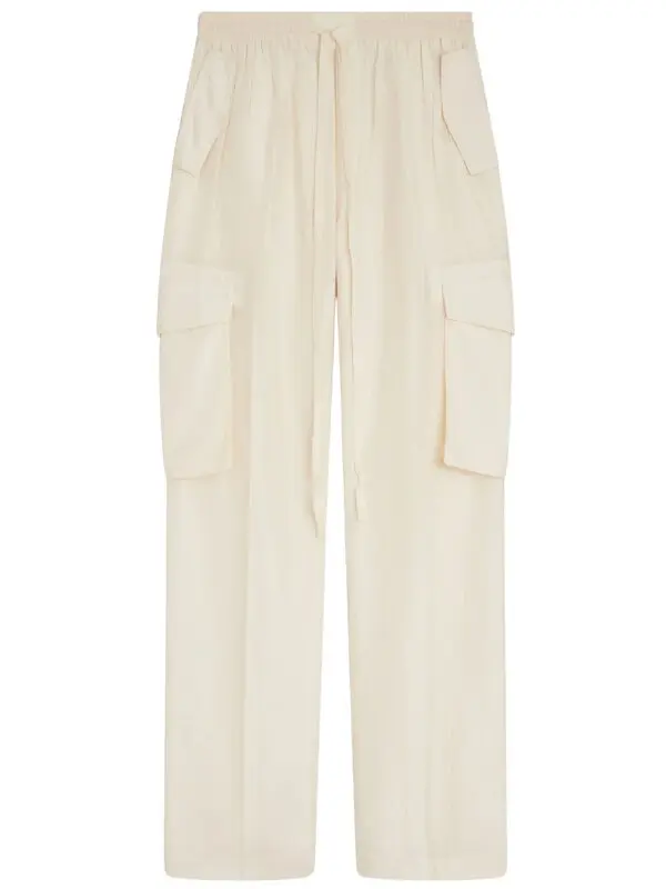 Phoebe Philo Silk Cargo Trousers