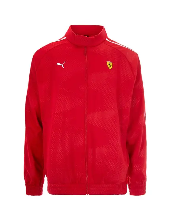 PUMA X Ferrari Double Pique Zip-up Jacket - Red