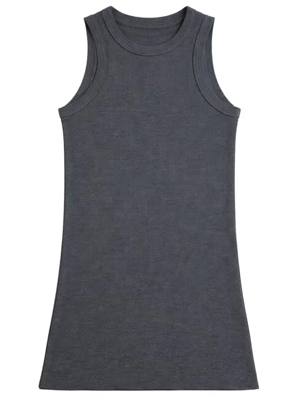 Phoebe Philo Ribbed Dew Neck Tank Top