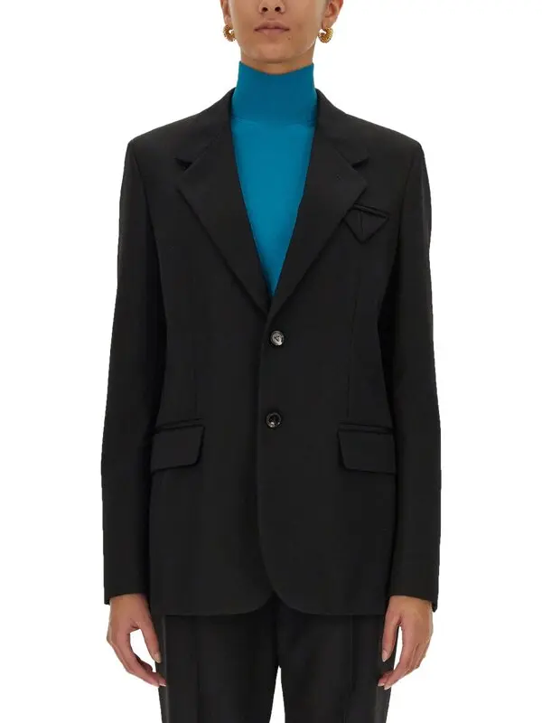 Bottega Veneta Single-breasted Wool Jacket