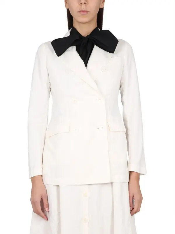 Aspesi Double-breasted Peak Lapel Jacket