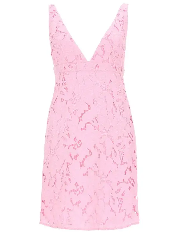 Michael Kors Lace Mini Dress - Pink