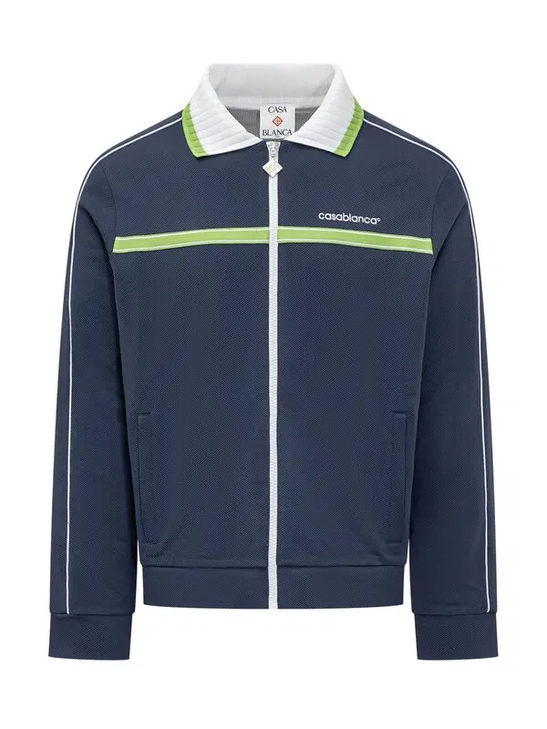 Casablanca Round Track Jacket - Blue