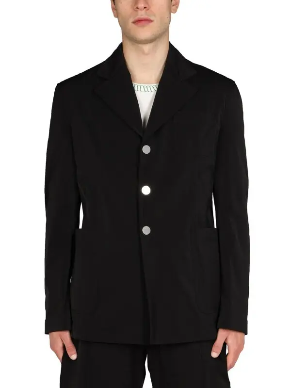 Bottega Veneta Single Breasted Long Sleeved Blazer