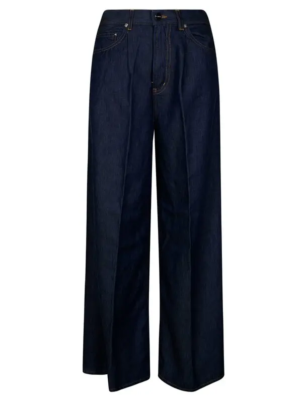 DONDUP Maggie Wide Leg Jeans - Blu