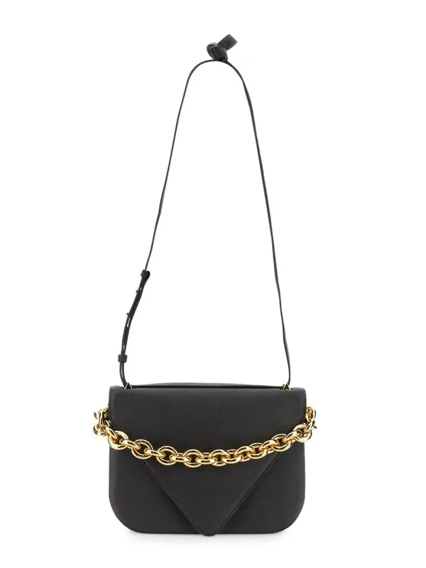 Bottega Veneta Mini Mount Bag With Chain Detail - Black