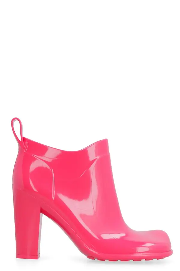 Bottega Veneta Shine Slip-on Ankle Boots - Fuchsia