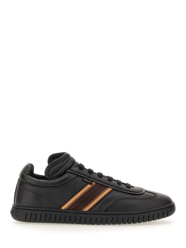 Bally Side-stripe Leather Low-top Sneakers