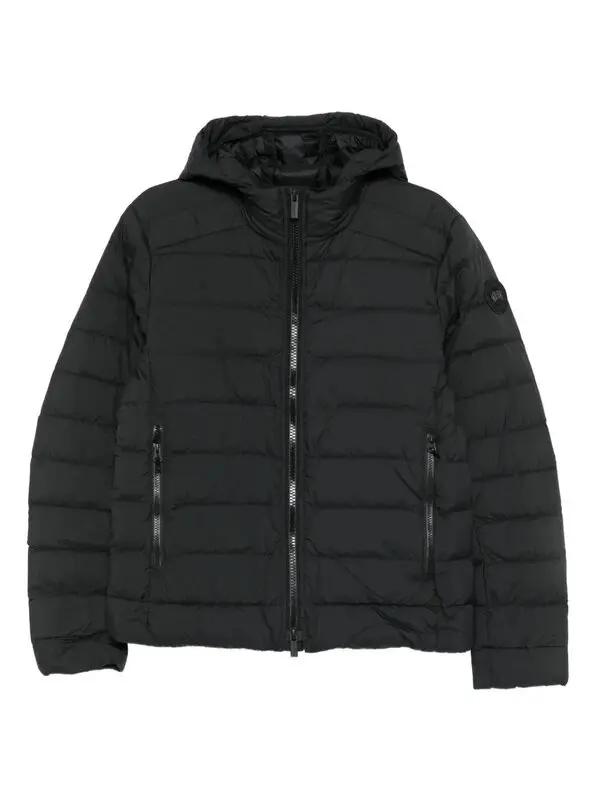 Canada Goose Lightweight Luxe Hooded Down Jacket - Black