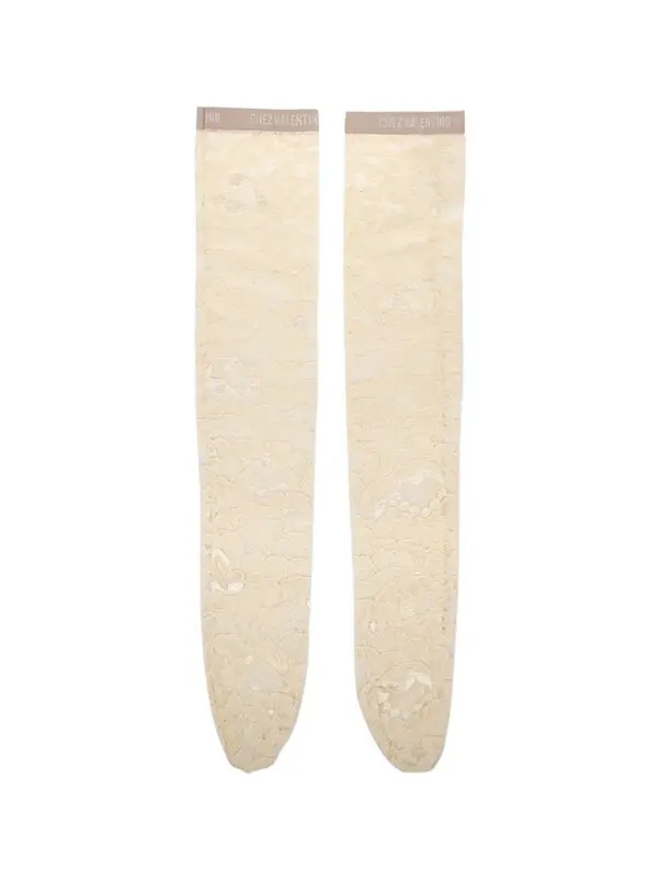 Valentino Garavani Lace Knee-highs - Ivory