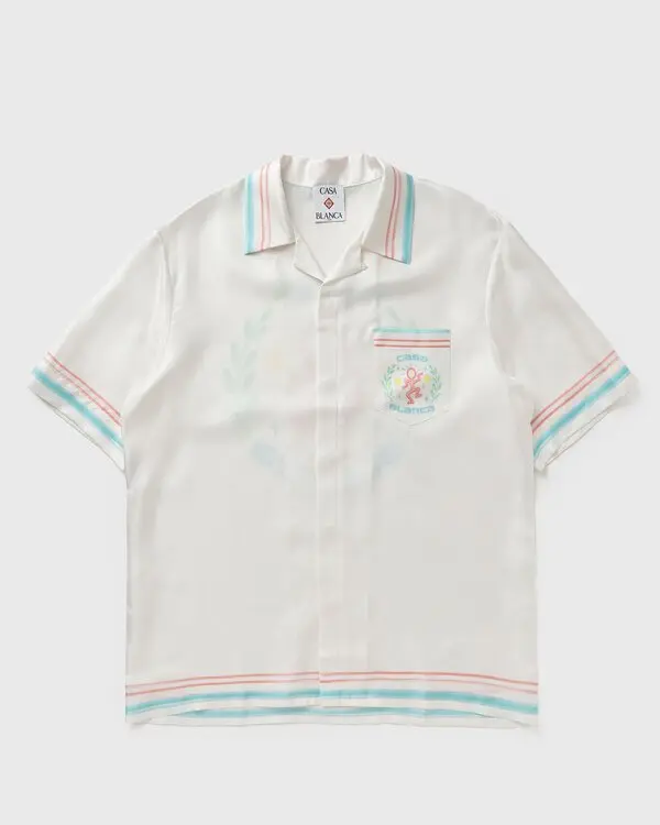 Casablanca Short Sleeve Silk Twill Shirt Collection - Dancejoy