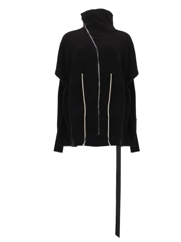 Rick Owens Oversized Organic Cotton-jersey Hoodie - Black