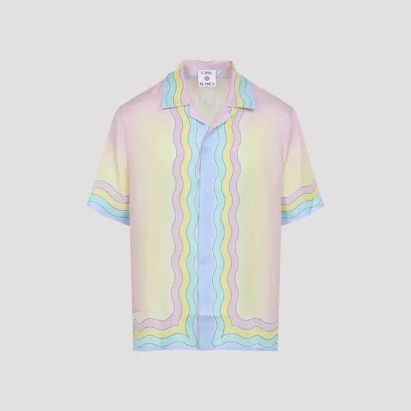 Casablanca Shirt Met Korte Mouwen