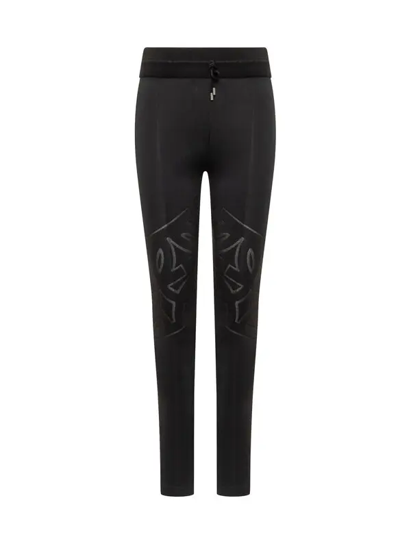 FERRAGAMO Chic Legging Traforati - Nero