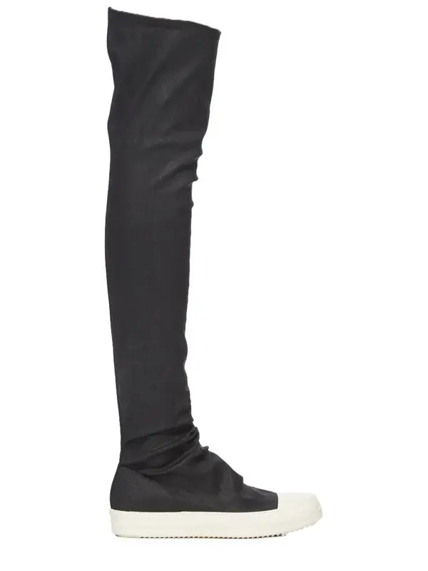 Rick Owens Over-the-knee Sneaker Boots - Black
