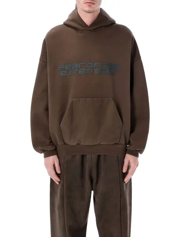 Fear Of God Heavy Fleece 90s Hoodie - Brown
