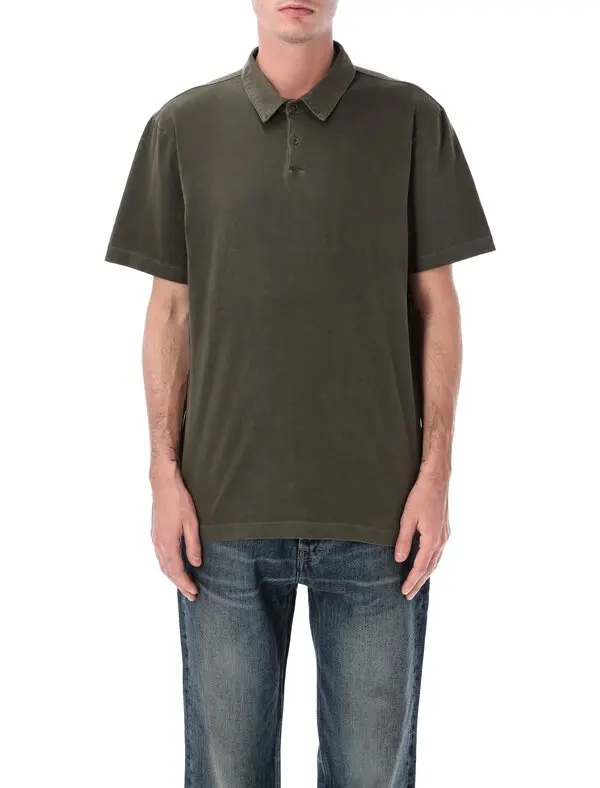 JAMES PERSE Classic Fit Brushed Cotton Polo - Platoon