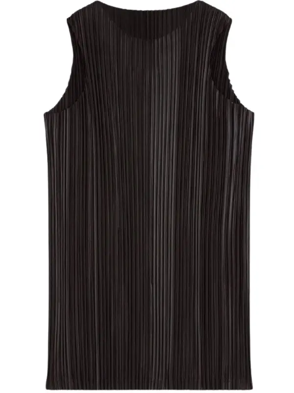Phoebe Philo Pleated Knot Collar Top - Black