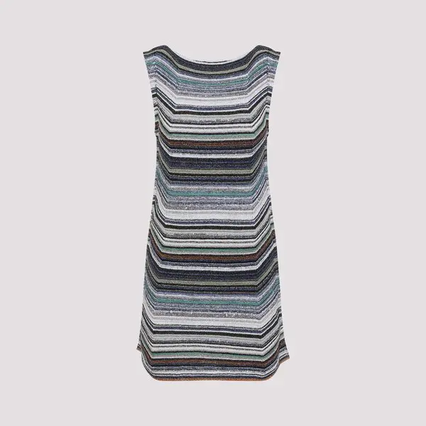 Missoni Sleeveless Striped Mini Dress - Multicolour