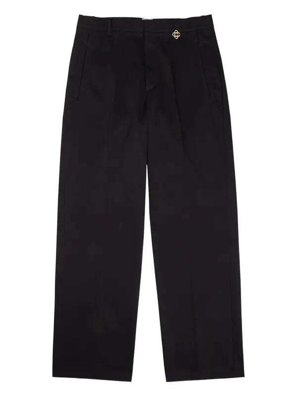 Casablanca Wide Leg Trousers - Black