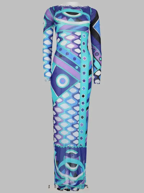 Emilio Pucci Elegant Mini Dress For - Azure