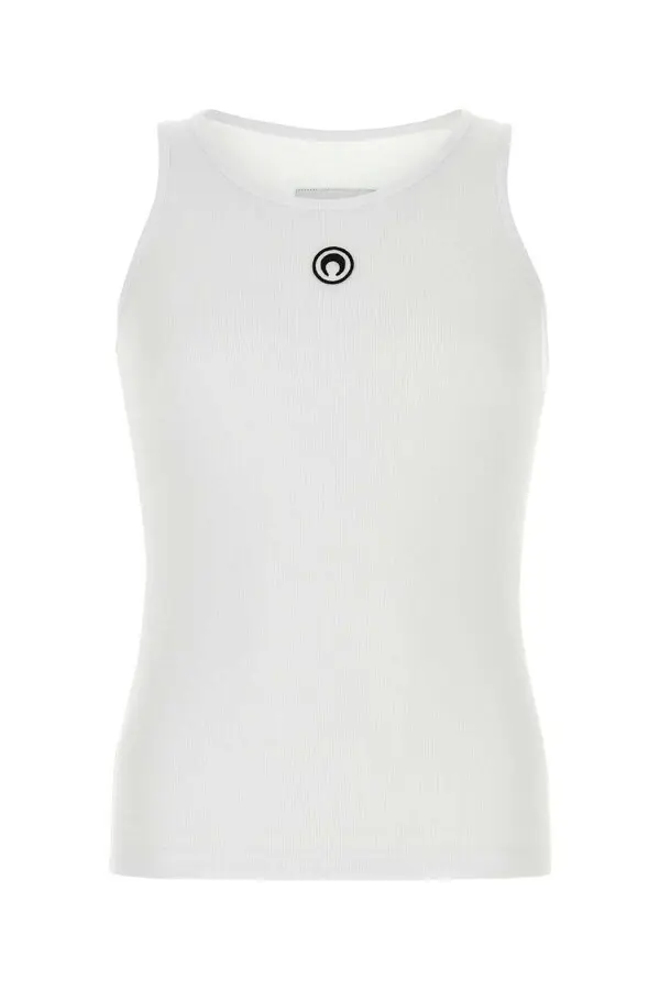 MARINE SERRE Tank Top With Logo Moon