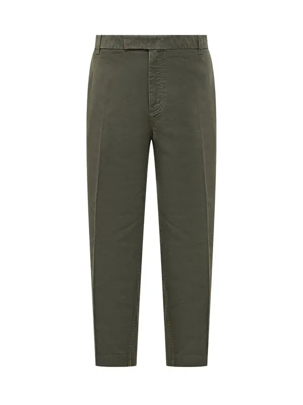 Thom Browne Tailored Virgin Wool Trousers - Green