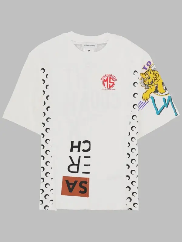 MARINE SERRE Mini T-shirt - White